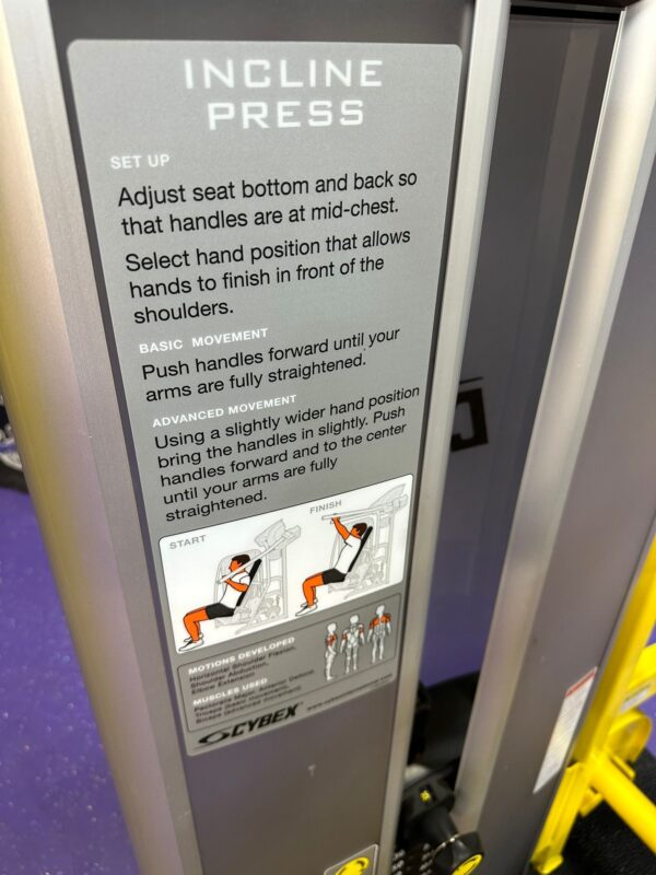 Buy Cybex Eagle Incline Chest Press w / 305 Lb Stack Online | Fitness ...