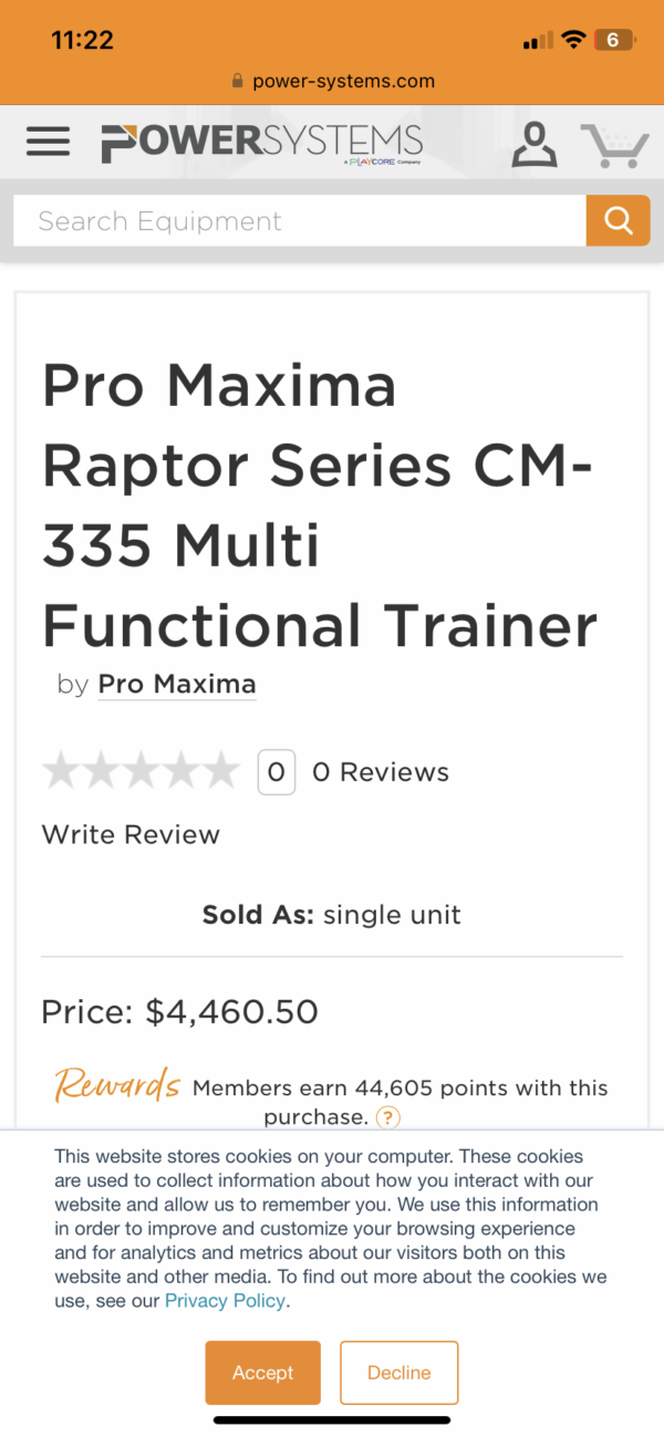 Buy Promaxima Raptor Dual Adjustable Pulley Functional Trainer w / Pull ...