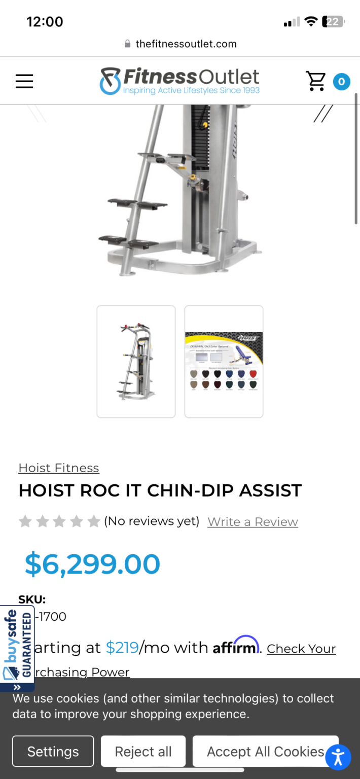 Buy Hoist Roc-it Assisted & Bodyweight Multi Grip Standing Dip & Pull ...