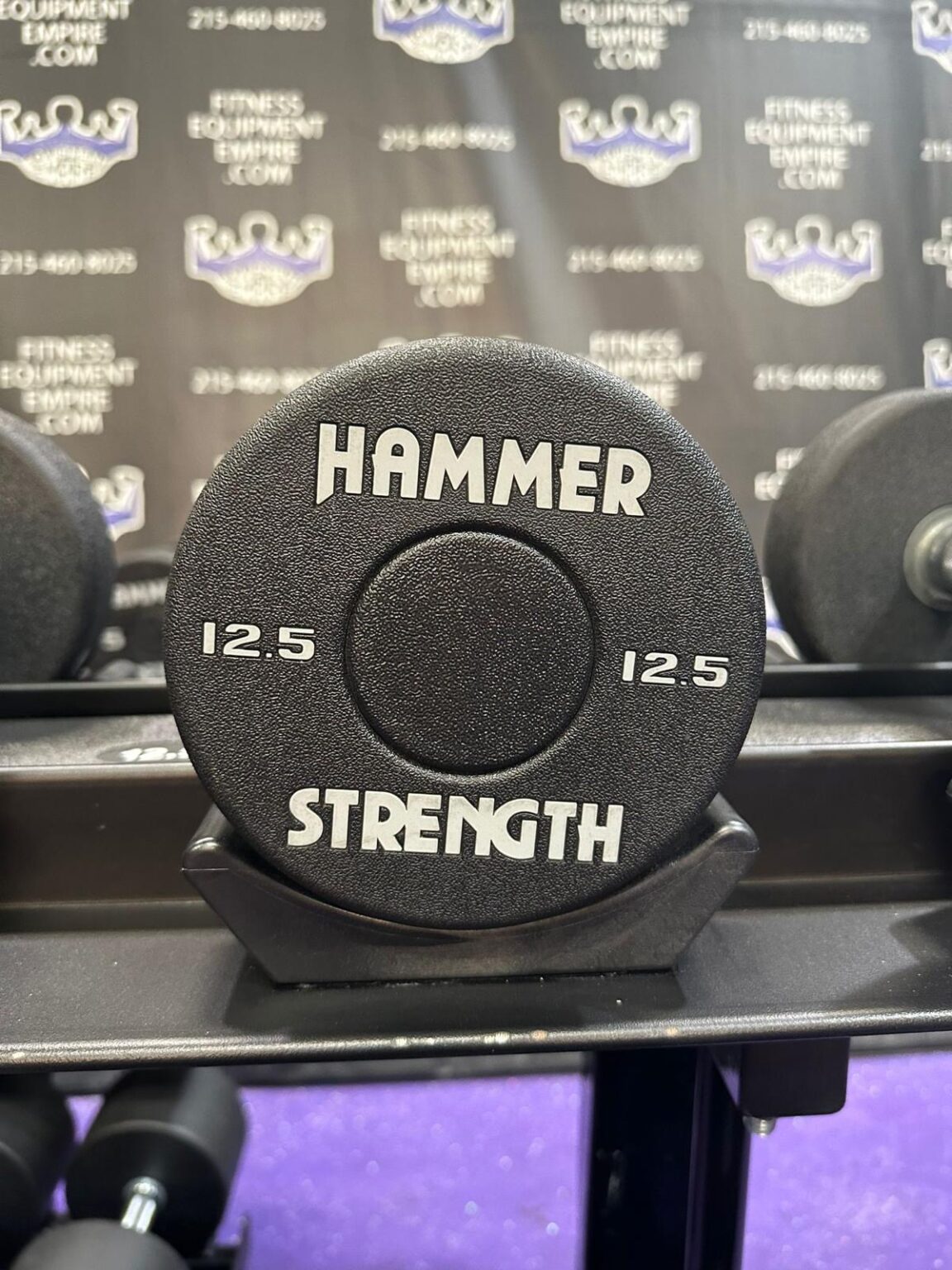 Buy 5-125 Lb w / Extras Hammer Strength Urethane Dumbbell Set - Like ...