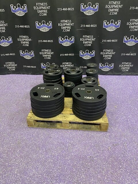 Buy Lot of UMAX Urethane Olympic Plates 1405 lbs Online | Fitness ...